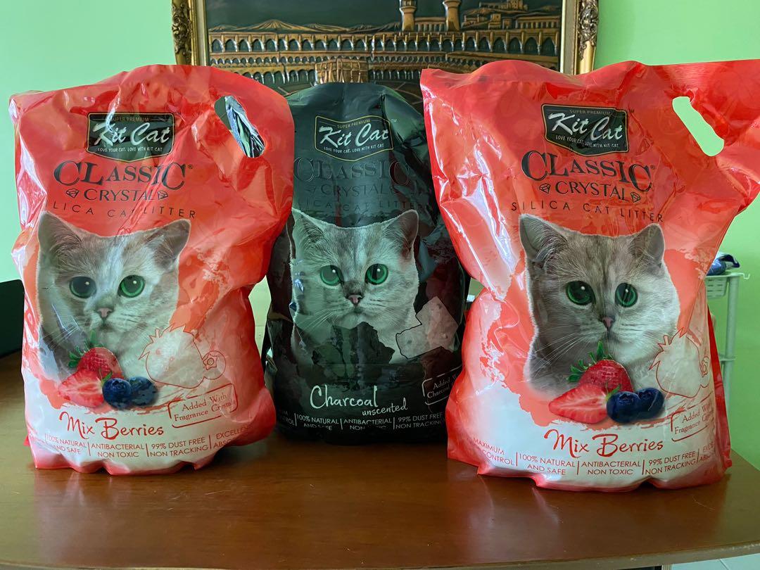 Kit Kat Crystal Cat Litter 5L, Pet Supplies, Homes & Other Pet ...