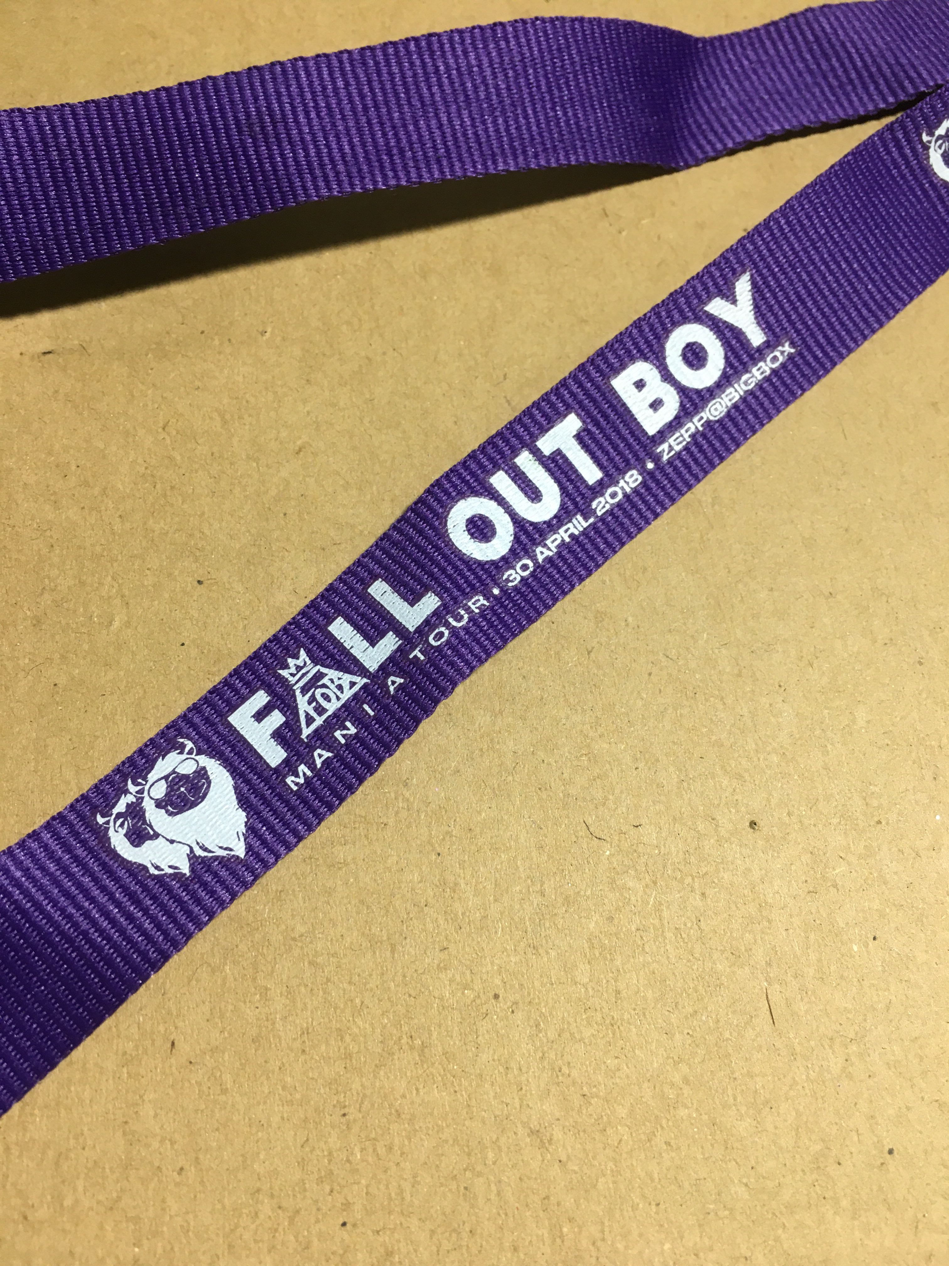 Lanyard Fall Out Boy, Hobbies & Toys, Stationery & Craft, Stationery ...