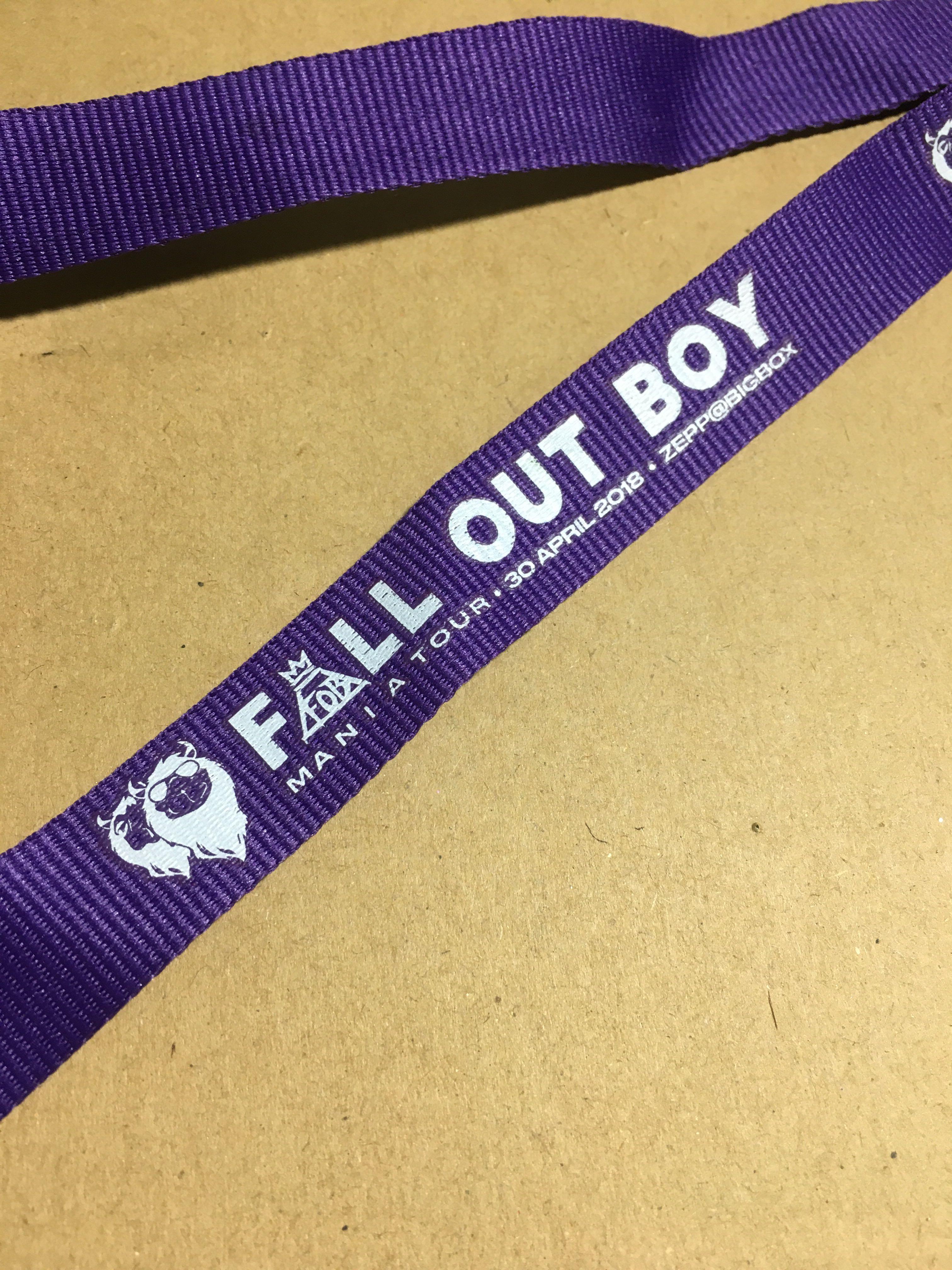 Lanyard Fall Out Boy, Hobbies & Toys, Stationery & Craft, Stationery ...