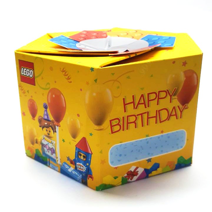 Lego Birthday Cake set with stickers, Toys & Games, Bricks & Figurines ...