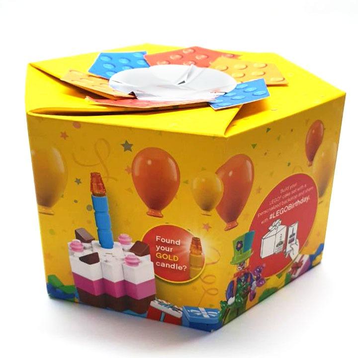 Lego Birthday Cake set with stickers, Toys & Games, Bricks & Figurines ...