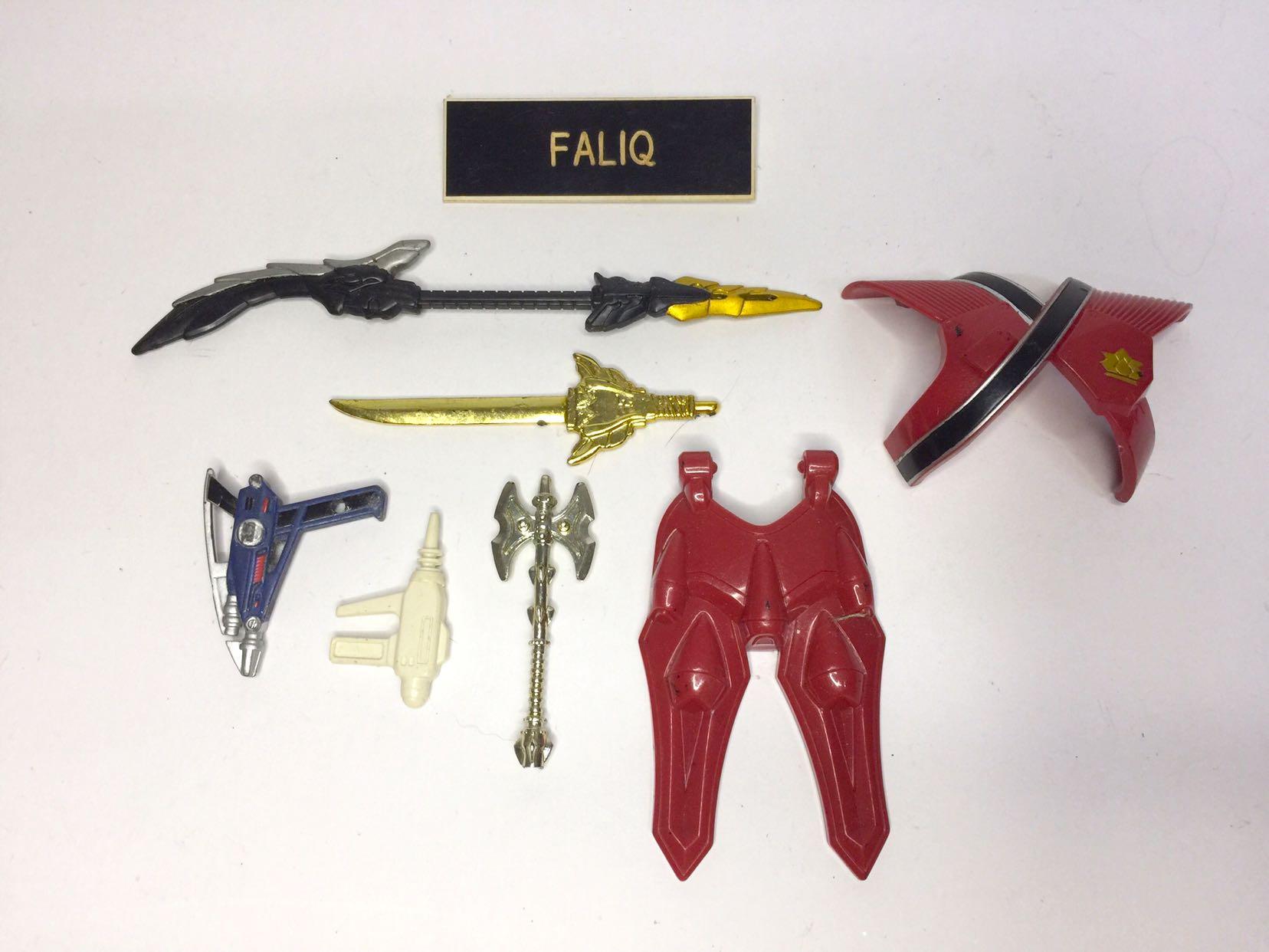 Lot Vintage Super Sentai Weapon / Body Armor Accesorry (Power Rangers ...