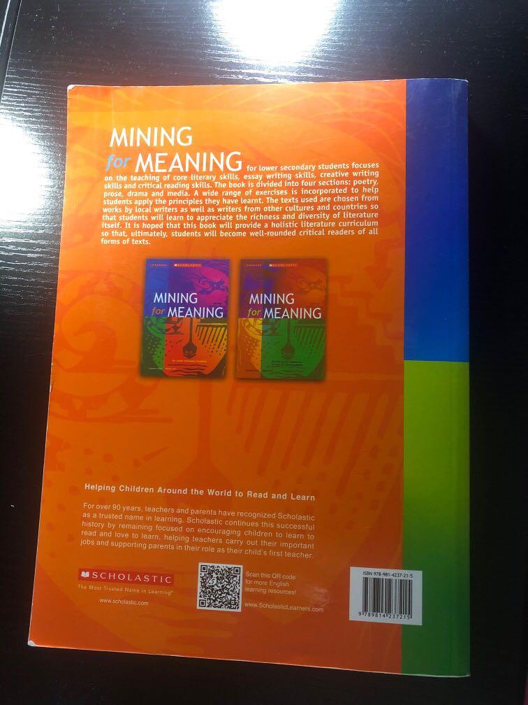 Lower Secondary English Mining for Meaning, Hobbies & Toys, Books ...