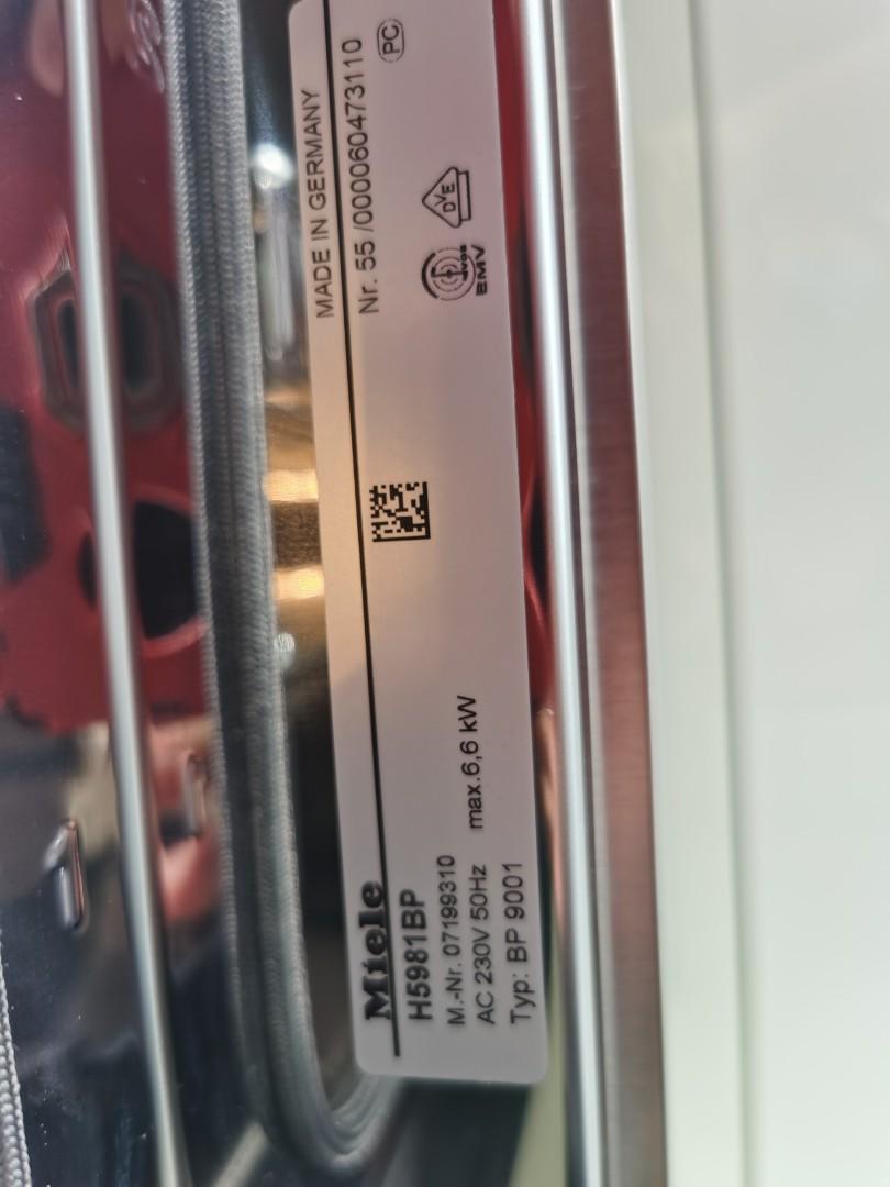 Miele H5981BP Kat Premium, Furniture & Home Living, Kitchenware ...