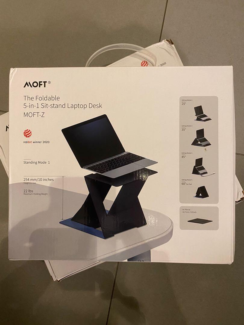 MOFT Z (Orange) - Standing Laptop Stand, Original BNIB, Electronics ...