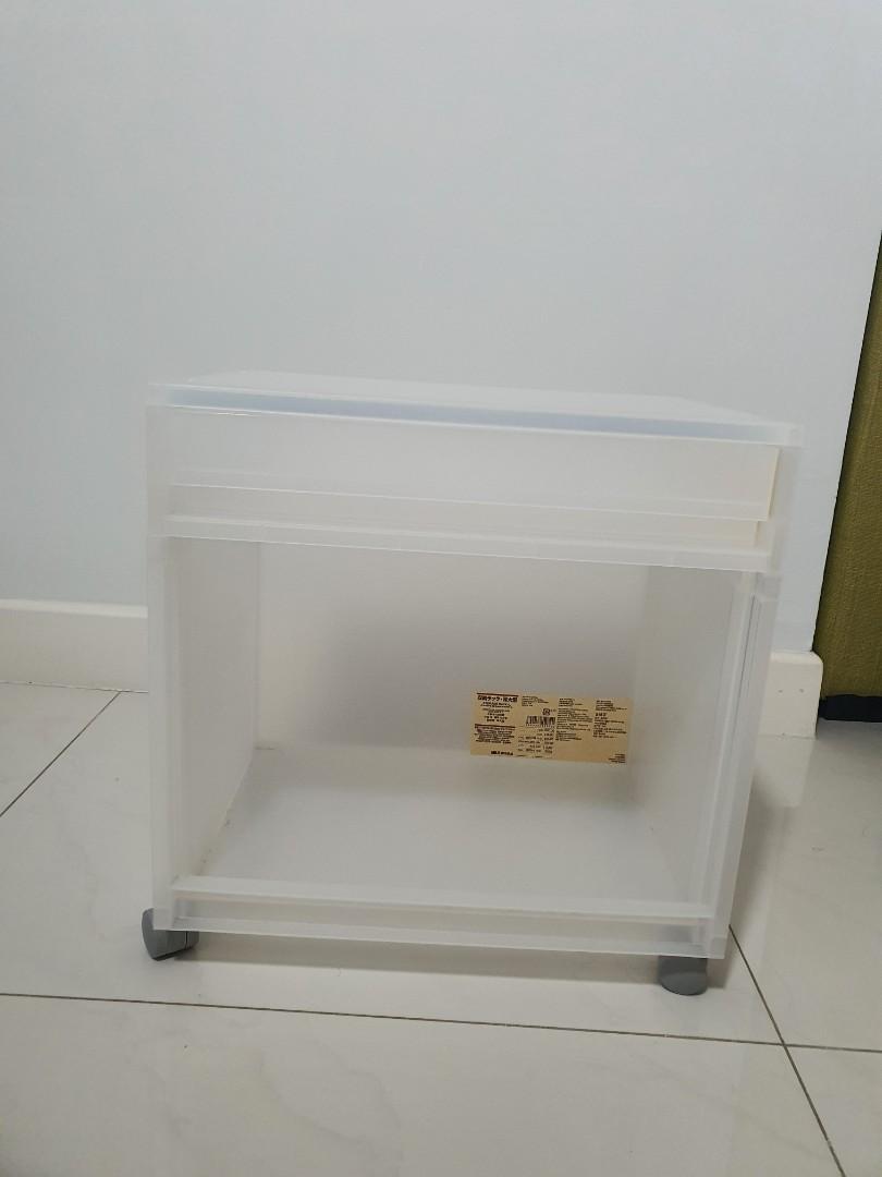 Muji Drawer + Rack Combo with wheel, Furniture & Home Living, Furniture ...