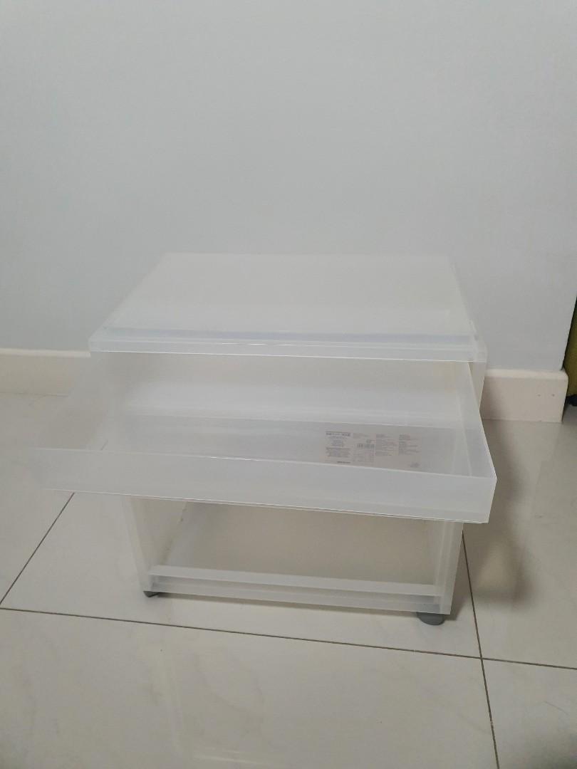 Muji Drawer + Rack Combo with wheel, Furniture & Home Living, Furniture ...