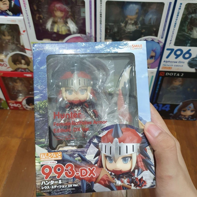 Nendoroid 993 DX Ver. - Hunter: Female Rathalos Armor Edition (Monster ...
