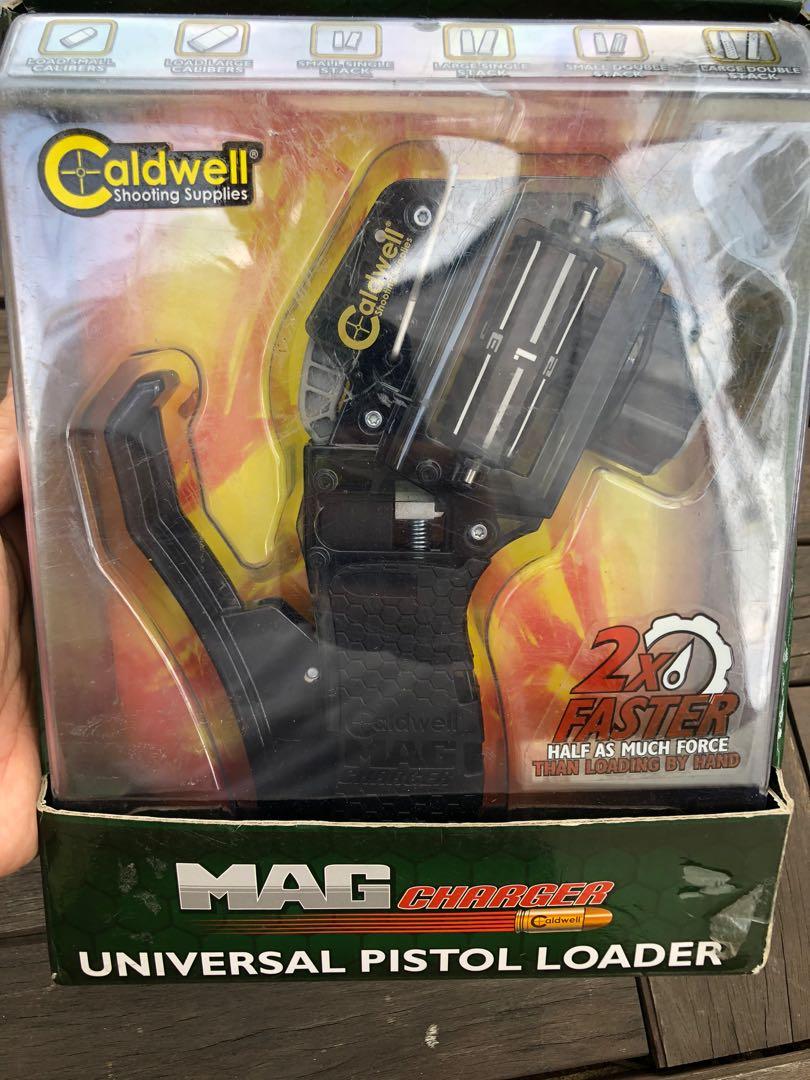 New Genuine Caldwell Universal Pistol Gun Loader Magazine Setting and ...