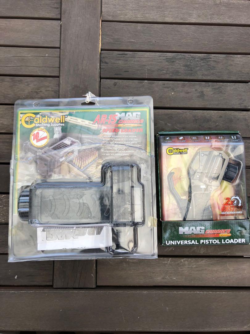 New Genuine Caldwell Universal Pistol Gun Loader Magazine Setting and ...