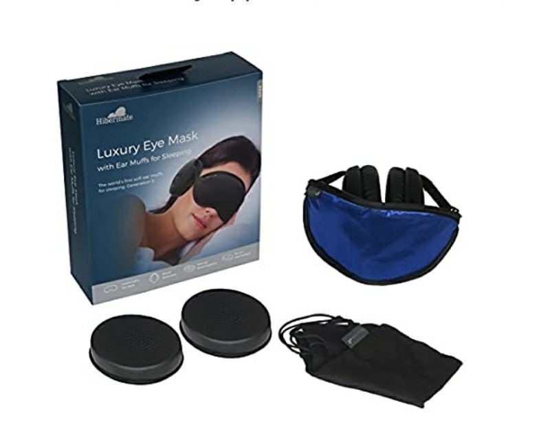 New Generation 6. Hibermate Sleep Mask with Ear Muffs for Sleeping ...