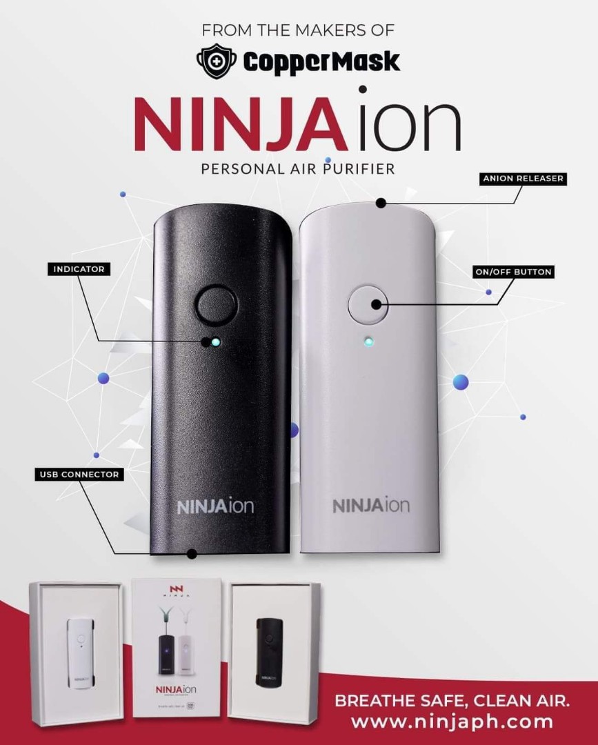 Ninjaion Personal air Purifier, Beauty & Personal Care, Sanitizers ...