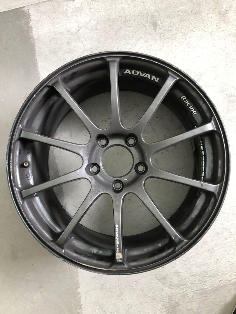 Original Advan RS 17” rims, Car Accessories, Tyres & Rims on Carousell