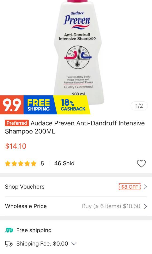 Preven Anti Dandruff Shampoo, Beauty & Personal Care, Hair on Carousell