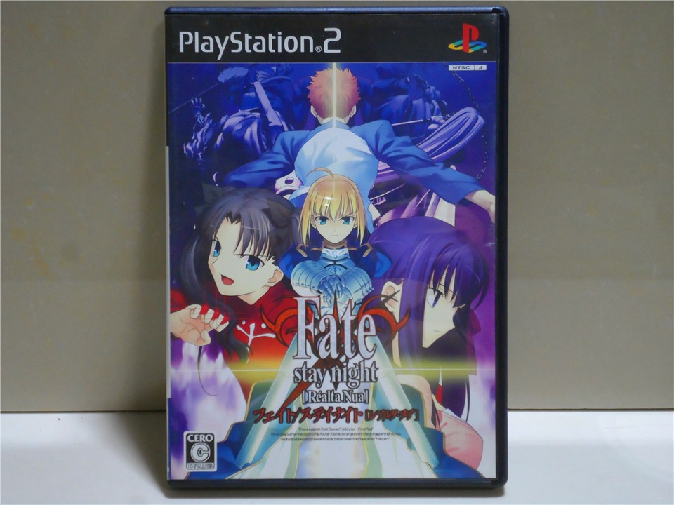 PS2 Fate Stay Night, 電子遊戲, 電子遊戲, PlayStation - Carousell