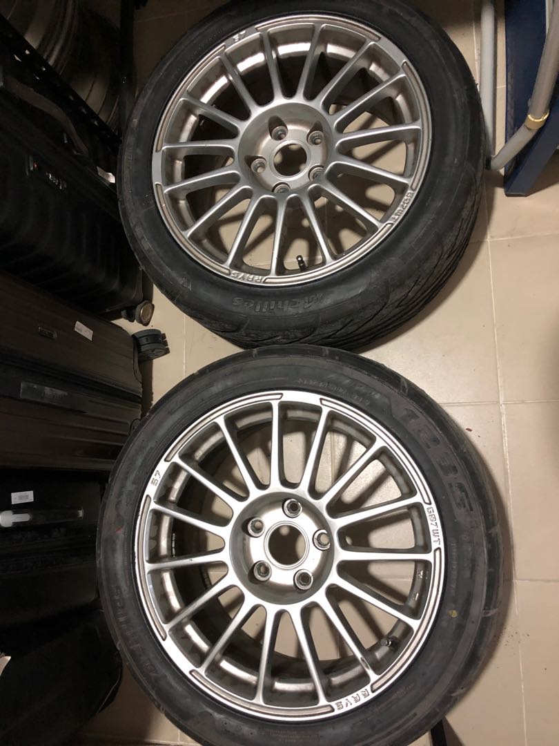 Rays Engineering 57 Motorsport G07WT rims, Car Accessories, Tyres ...