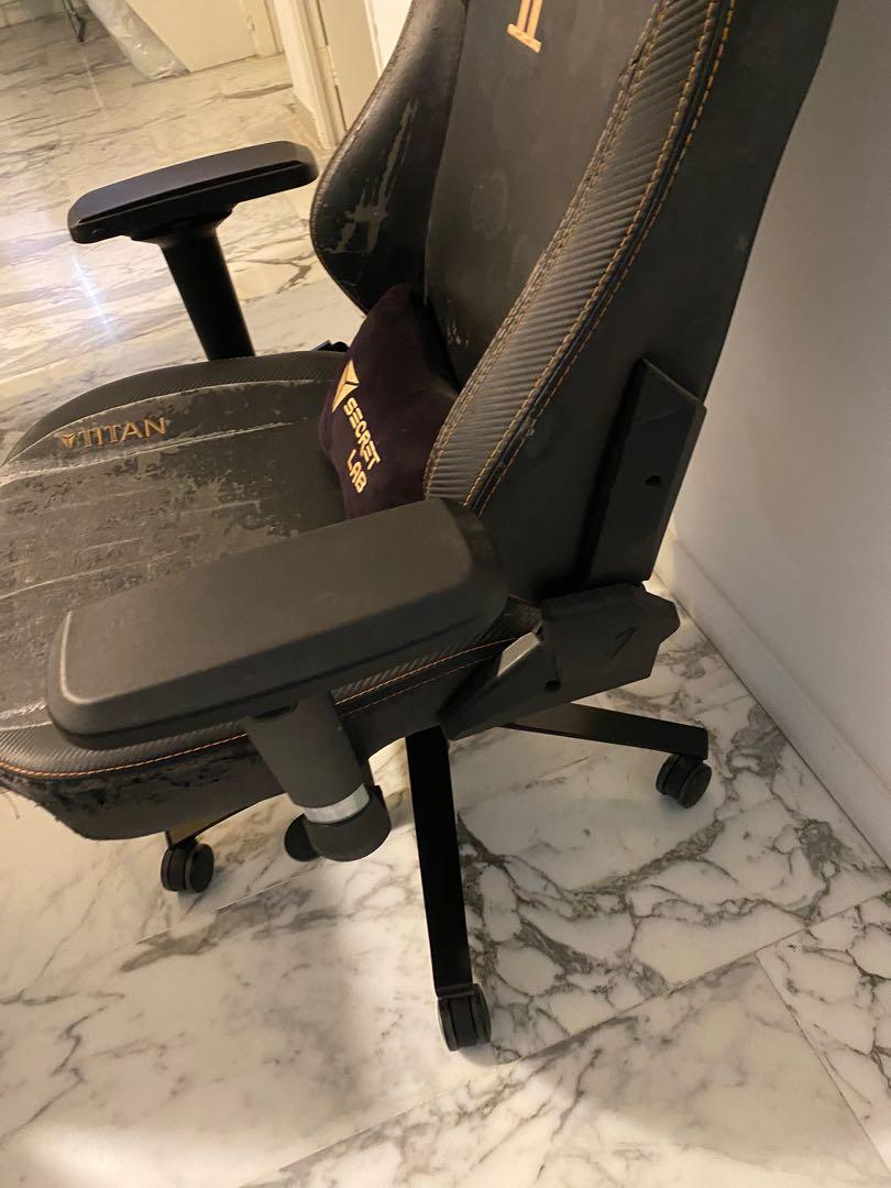 Secret lab titan gaming chair, Furniture & Home Living, Furniture ...