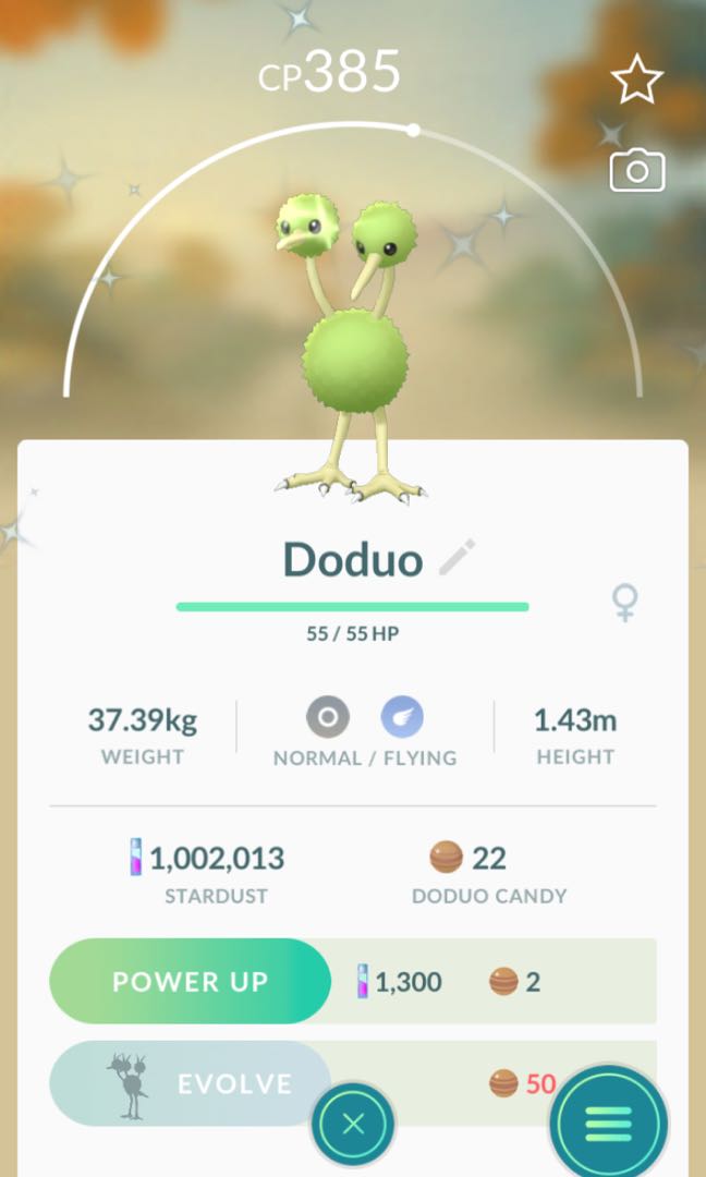 Shiny doduo (male and female available), Video Gaming, Video Game ...