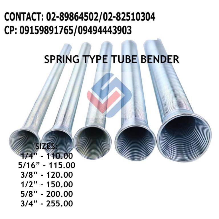 SPRING TYPE TUBE BENDER, Commercial & Industrial, Industrial Equipment ...