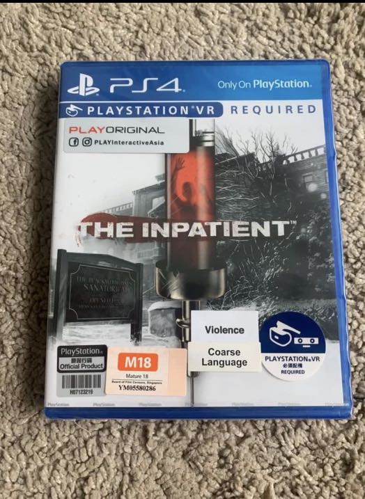 THE INPATIENT VR PS4, Video Gaming, Video Games, PlayStation on Carousell
