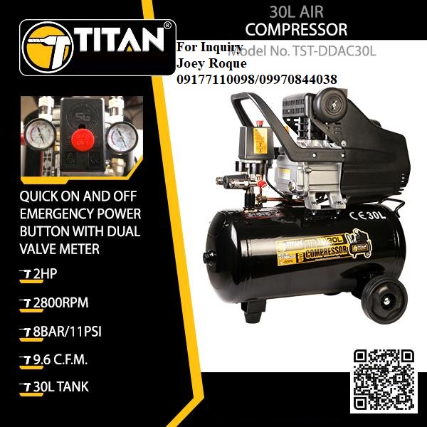 Titan Air Compressor, Commercial & Industrial, Construction Tools ...
