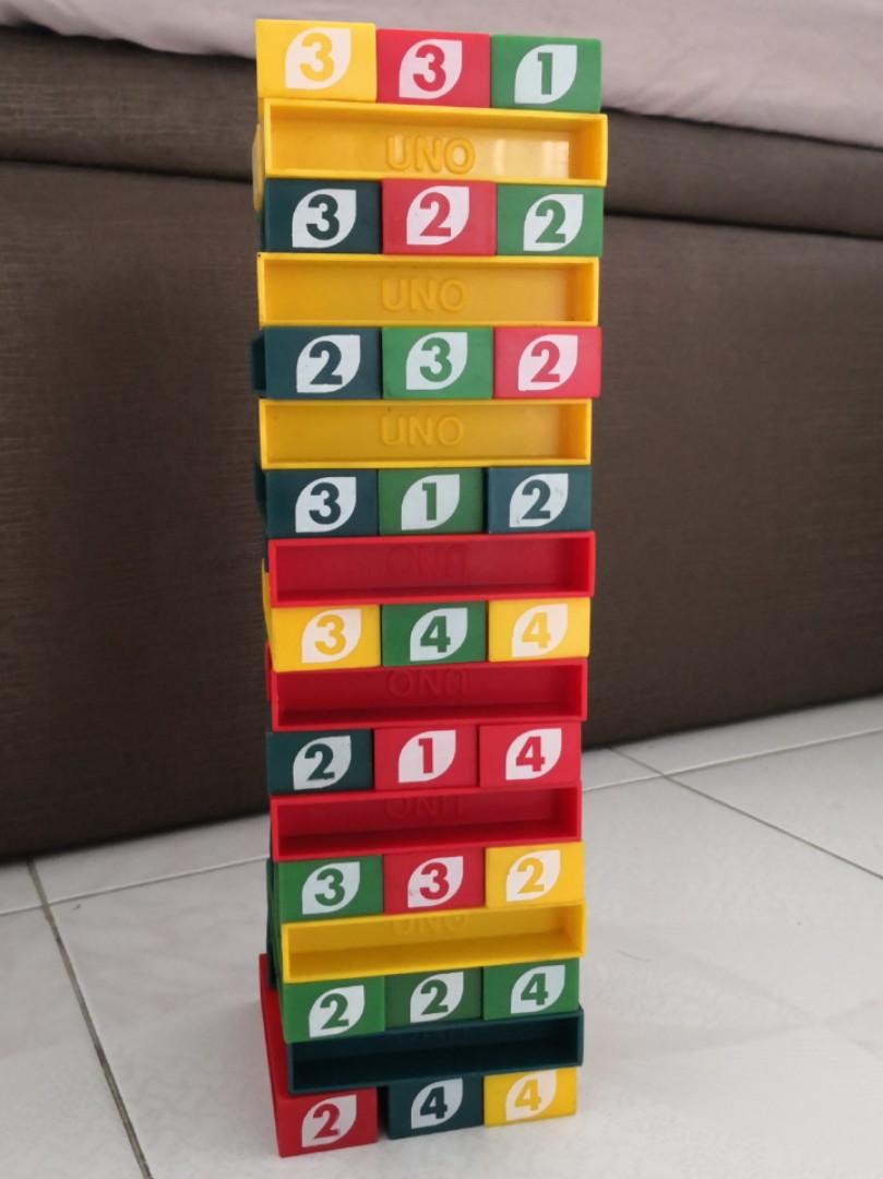 Uno stacko/jenga, Hobbies & Toys, Toys & Games on Carousell