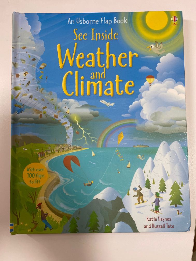 Usborne flap book / see inside weather and climate, Hobbies & Toys ...