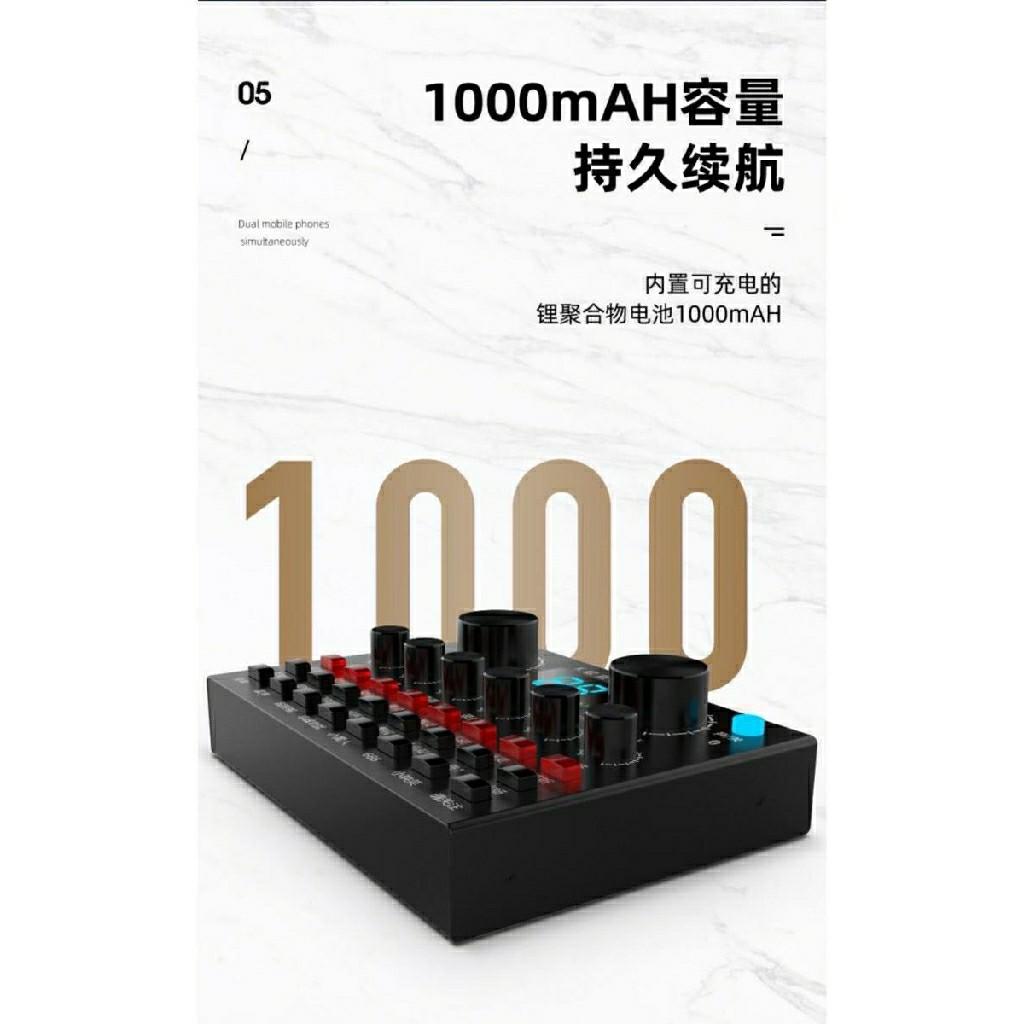 V8 Plus Sound Card System Set with Mic & Stand Audio USB Headset ...