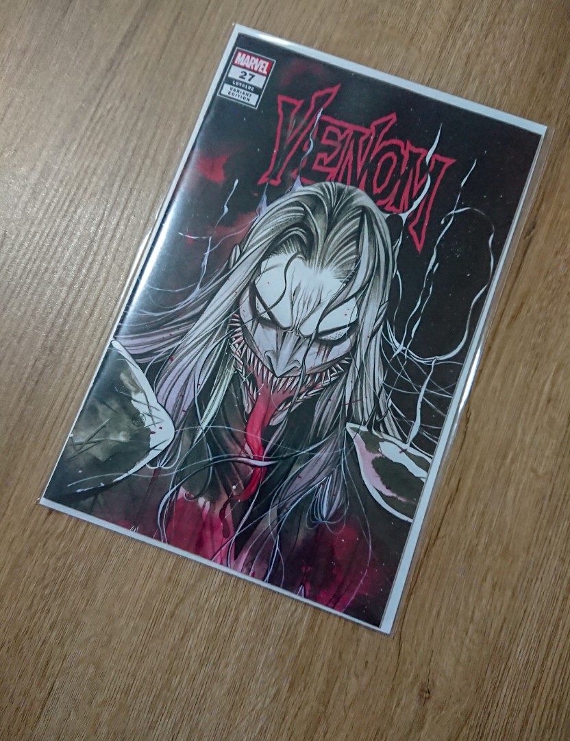 Venom #27 Peach Momoko Exclusive Trade Dress Variant, Hobbies & Toys ...