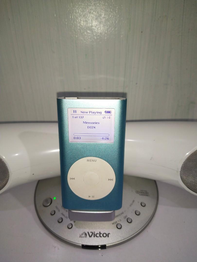 Victor Ipod Speaker Deck & Classic Ipod Mini 1st Gen 4gb (sold as set ...