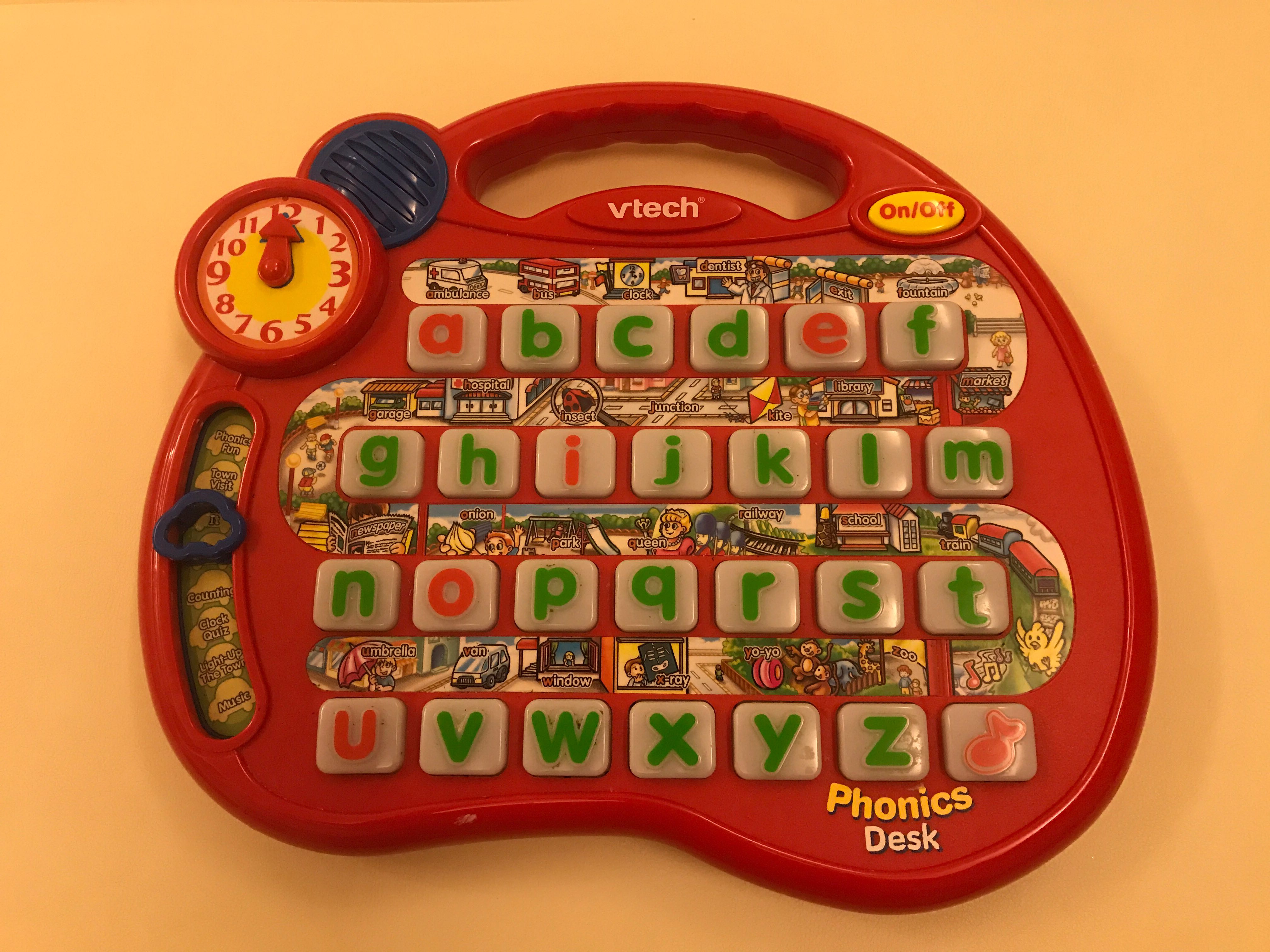 Vtech Baby Phonics and Alphabet Desk, Babies & Kids, Infant Playtime on ...