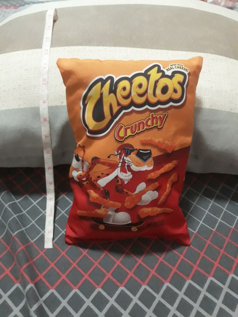 11" Cheetos pillow, Hobbies & Toys, Toys & Games on Carousell