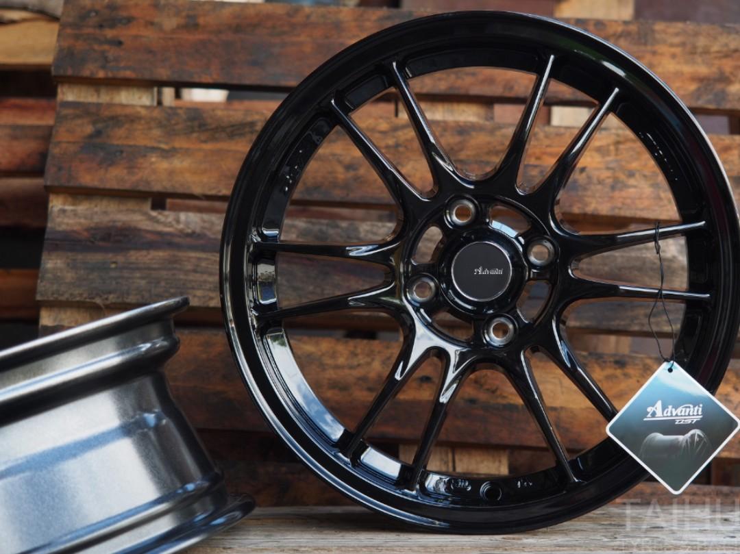 15" Advanti Racing Storm N718 flow formed DST 4x100 rims, Car ...