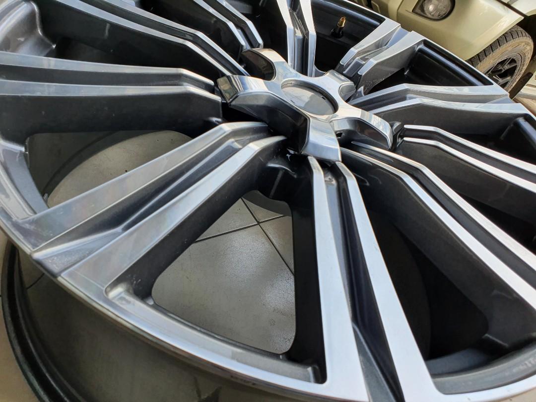 22 inch lexus design 5 holes 150 pcd rims Mags LC200 LC100 lexus lx470 ...