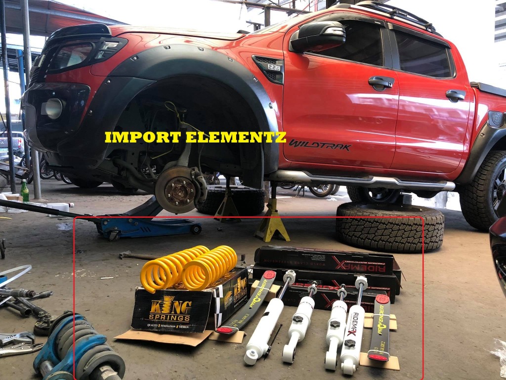 2 Inch Lift Package Ridemax Shocks 4-Ways KING SPRINGS Profender add a ...