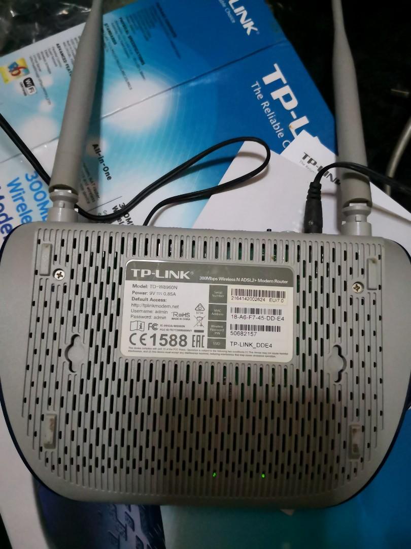 300Mbps Wireless N ADSL2+ Modem Router ( For Streamyx), Computers ...