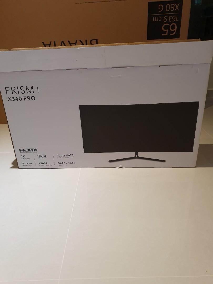 34 inch monitor cardboard box for sale, Computers & Tech, Parts ...