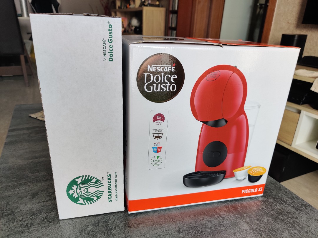 Brand new Dolce Gusto Piccolo XS with 3 Starbucks boxes, TV & Home ...