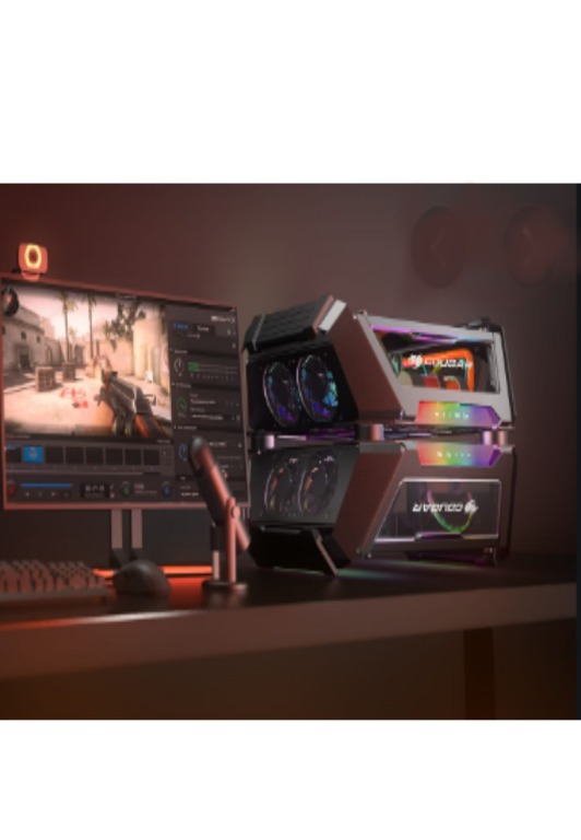 COUGAR GEMINI X DUAL System TOWER RGB ATX GAMING CASE The Power of 2 ...