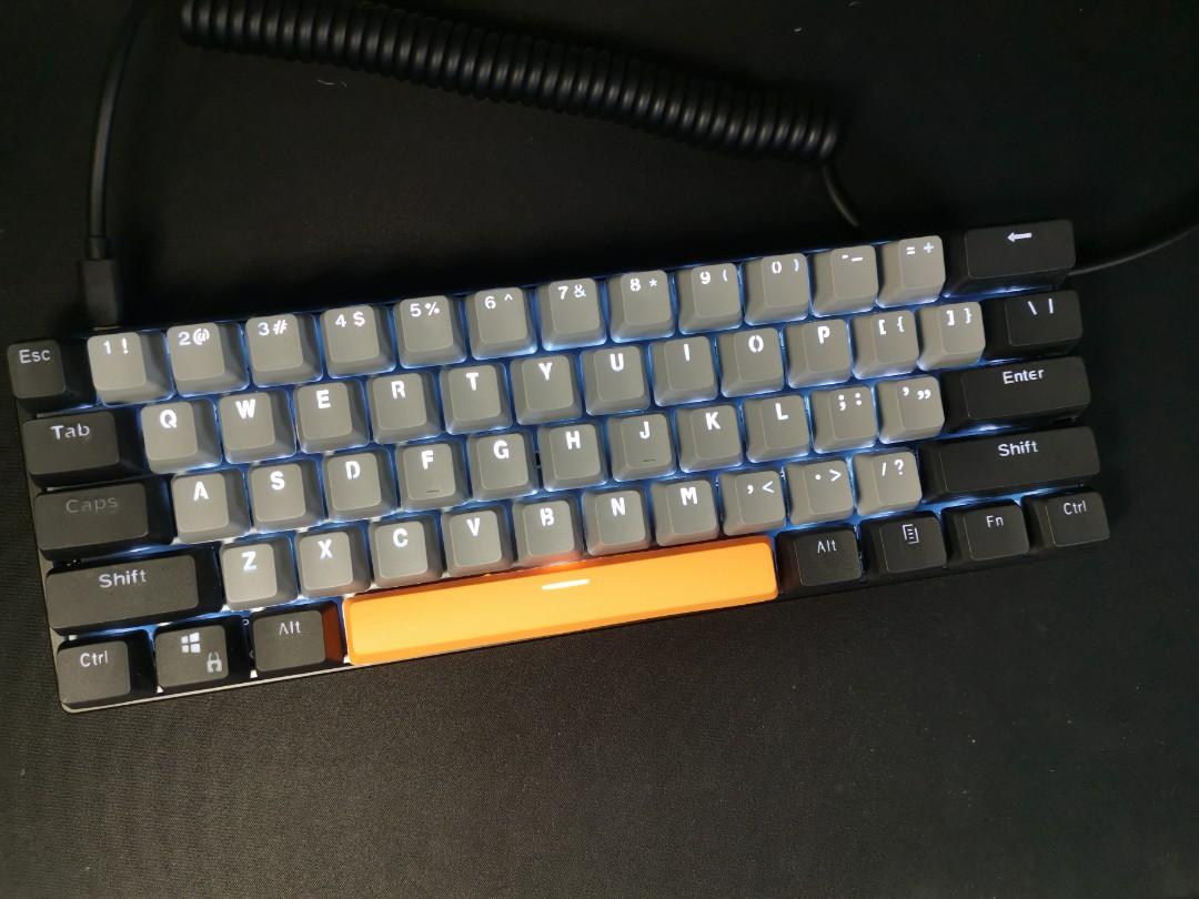 Custom mechanical Keyboard | 60% | Tealios v2 | GMK stabs | Lubed ...