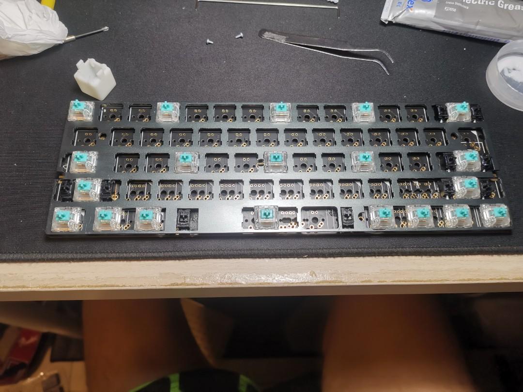Custom mechanical Keyboard | 60% | Tealios v2 | GMK stabs | Lubed ...