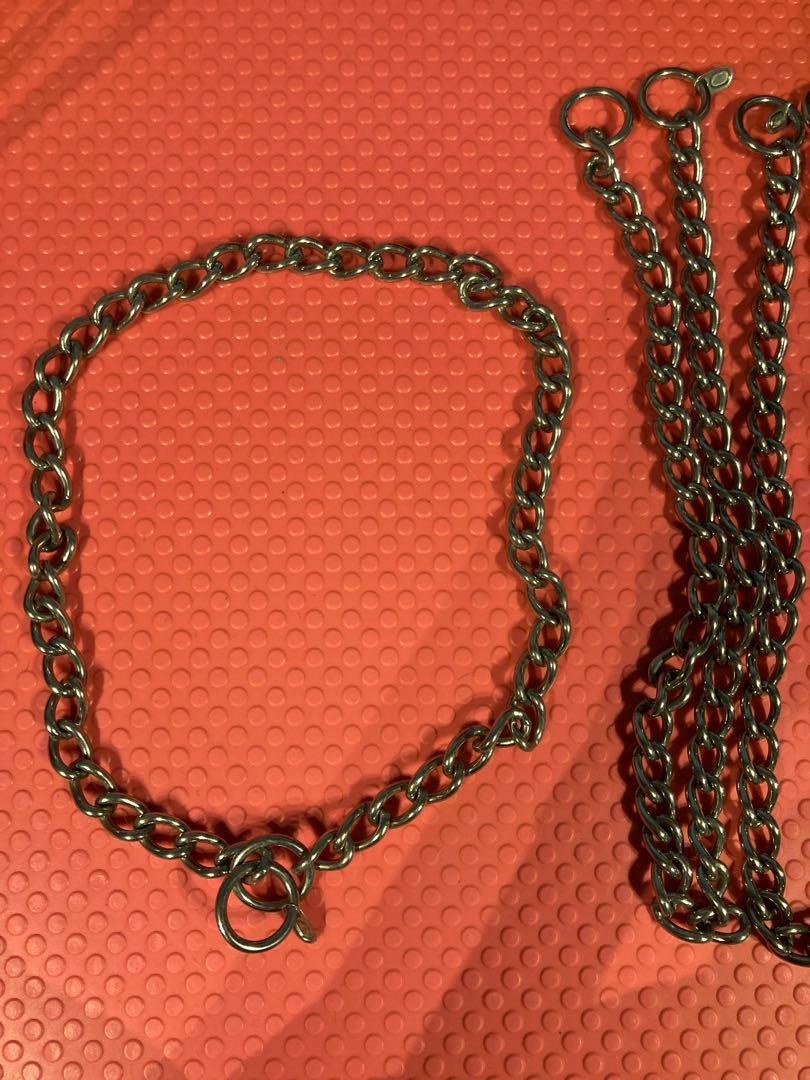 Dog choke chains, Pet Supplies, Homes & Other Pet Accessories on Carousell