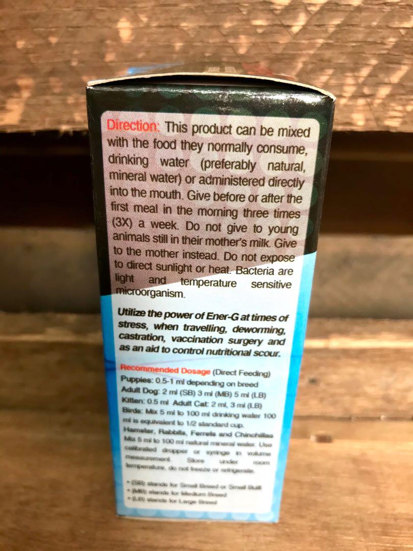 Ener-g Probiotic Food Supplement Dog Cat, Pet Supplies, Health ...