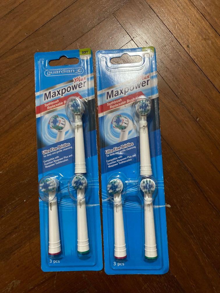 Guardian Max Power Toothbrush Head, Beauty & Personal Care, Oral Care ...