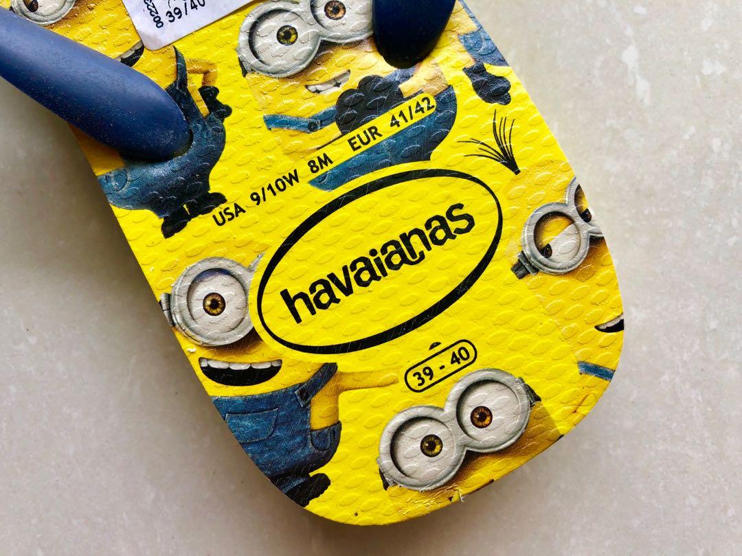 Havaianas MINIONS Flip Flop, Women's Fashion, Footwear, Flipflops and ...