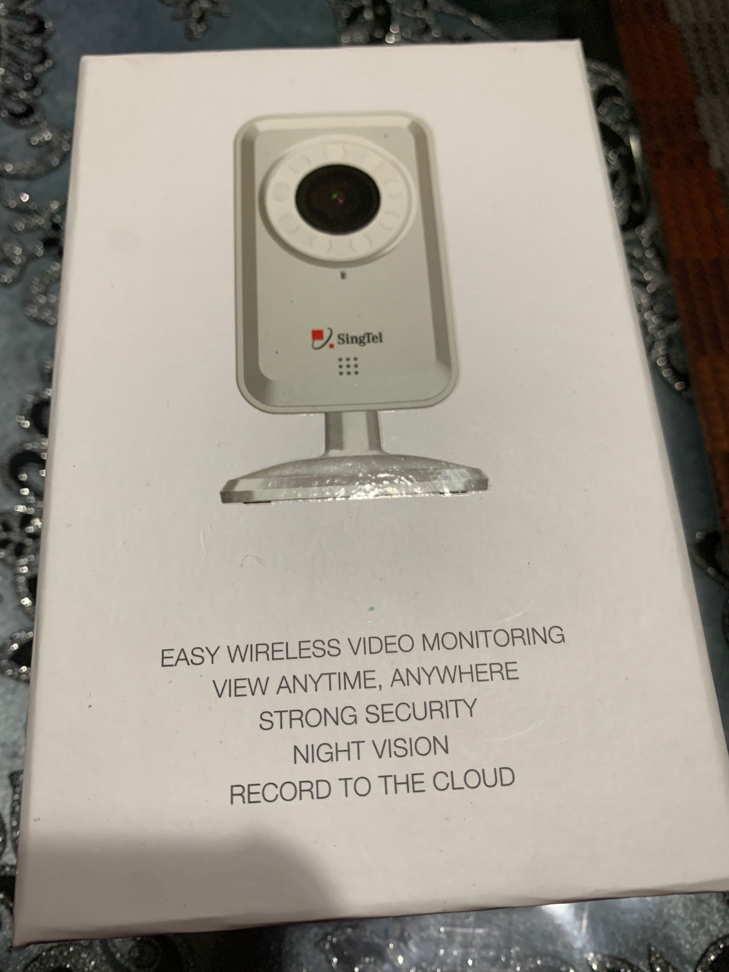 Home security camera - Singtel, Furniture & Home Living, Security ...