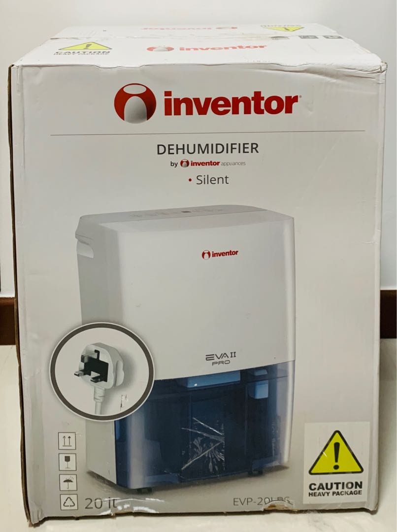Inventor EVA II PRO ION 20 Litres/day Dehumidifier, 3-1 Air-Ioniser and ...