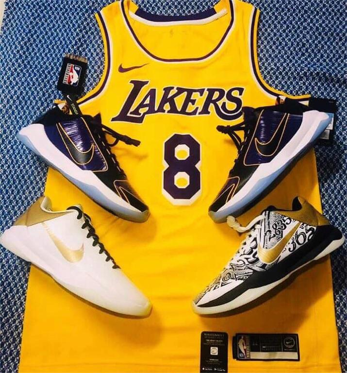 Kobe V proto 5x champs and Big Stage 8.5, Men's Fashion, Footwear ...