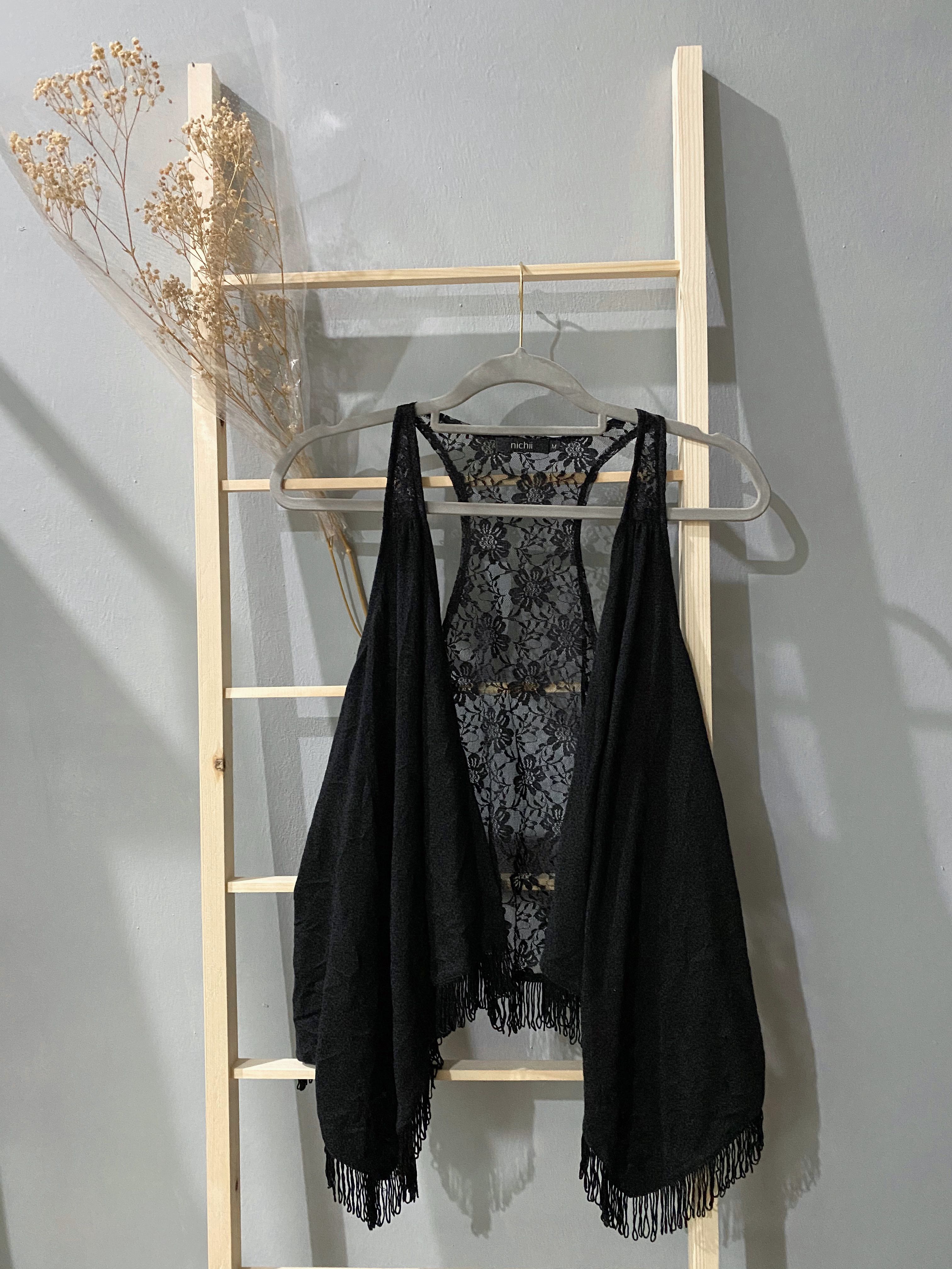 Lace Vest, Women's Fashion, Coats, Jackets and Outerwear on Carousell