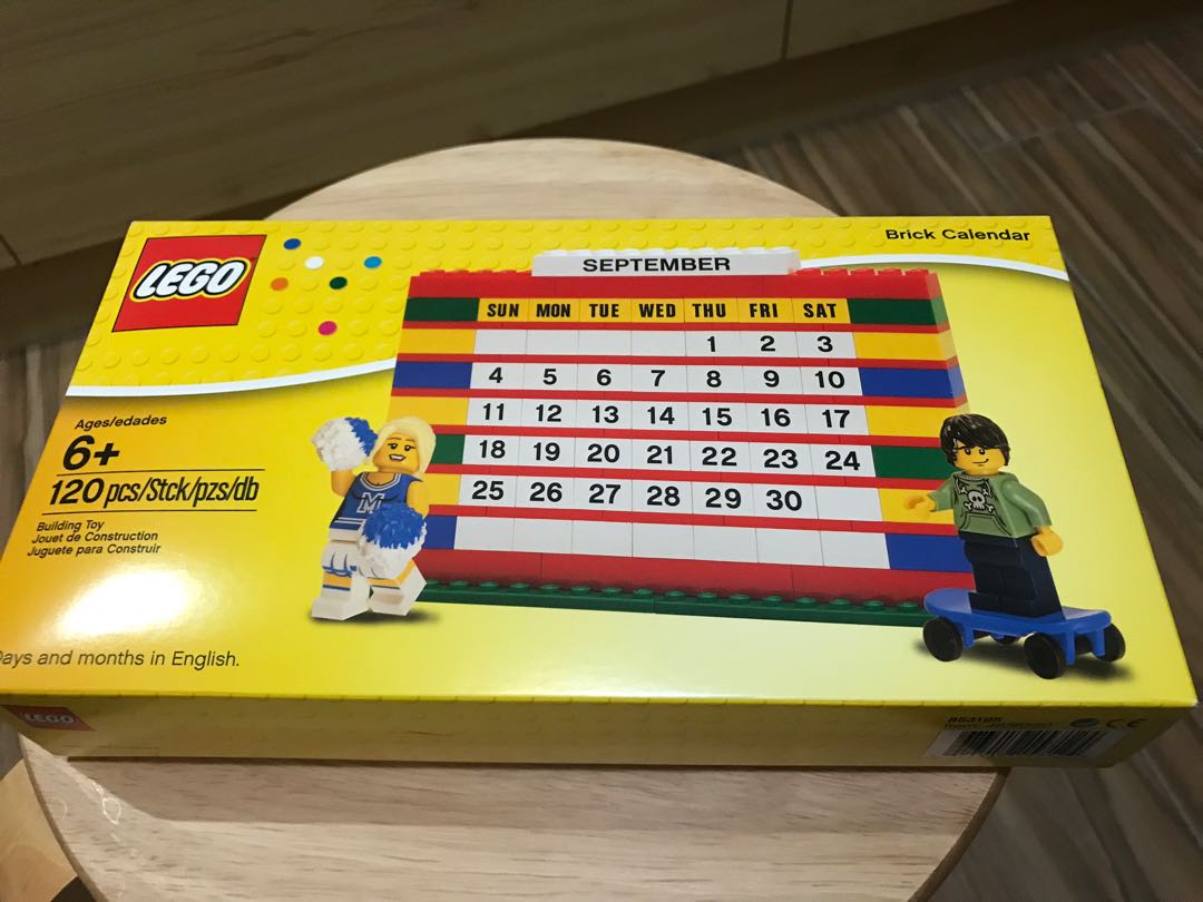 Lego Brick Calendar, 興趣及遊戲, 玩具 & 遊戲類 - Carousell